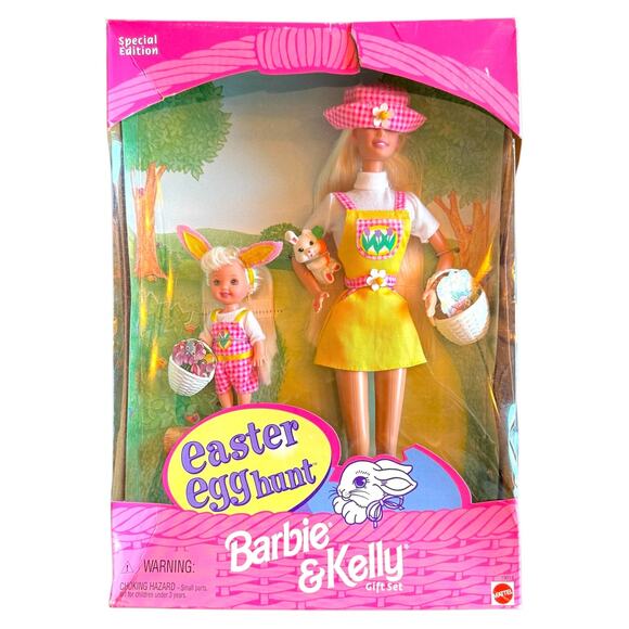 Mattel | Toys | Mattel Barbie Kelly Easter Egg Hunt Gift Set 997 New In ...